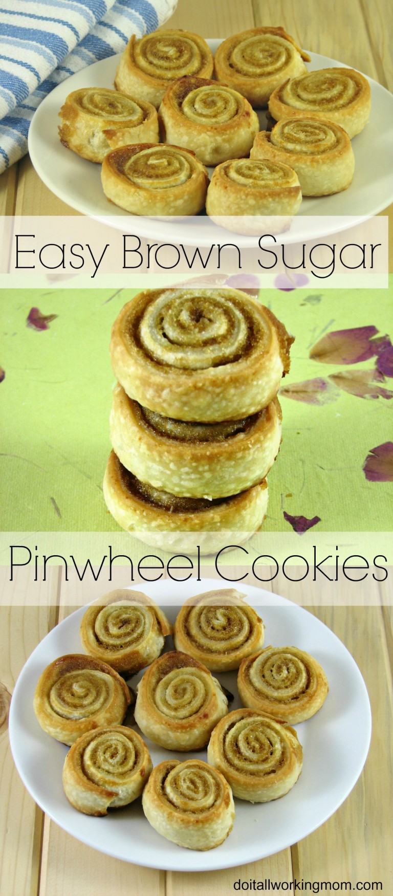 Easy Brown Sugar Pinwheel Cookies - Do It All Working Mom