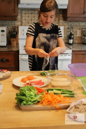 Spring Rolls Recipe - Cooking with Kids - Do It All Working Mom