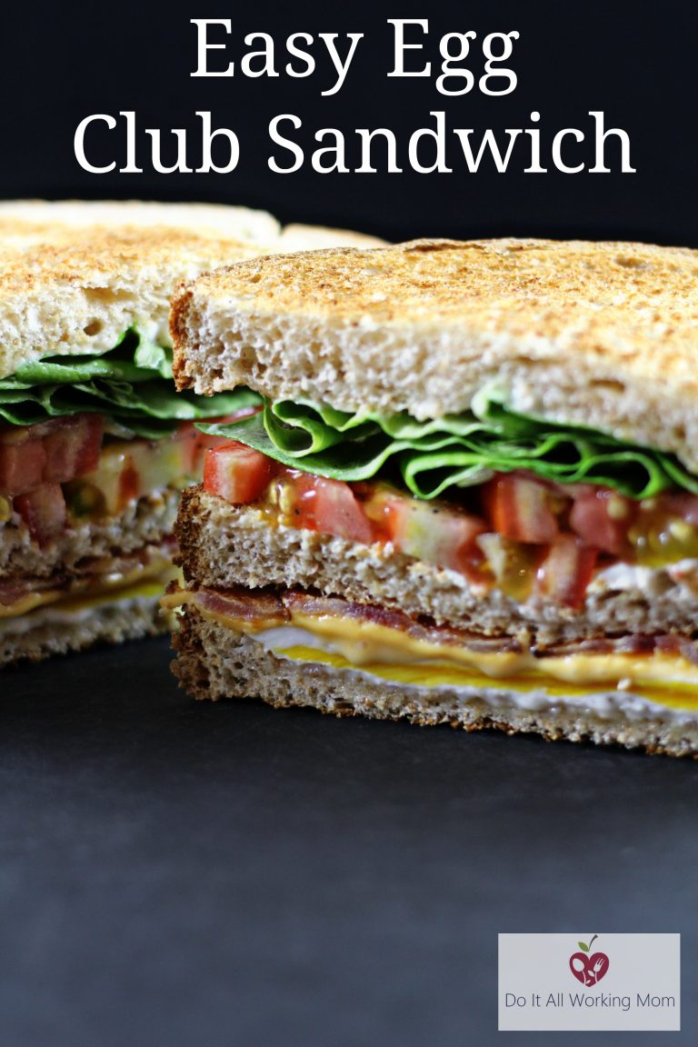 Easy Egg Club Sandwich - Do It All Working Mom